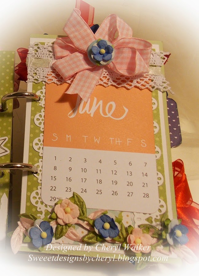 Really Reasonable Ribbon Blog: June Desk Calendar