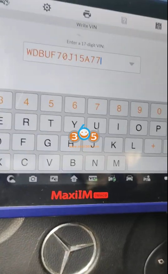 How to Write VIN on Mercedes VGS2 VGS3 by Autel IM608? - OBD2 ...