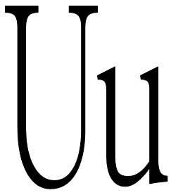 HURUF U