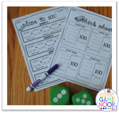 The Classroom Game Nook: 100th Day of School
