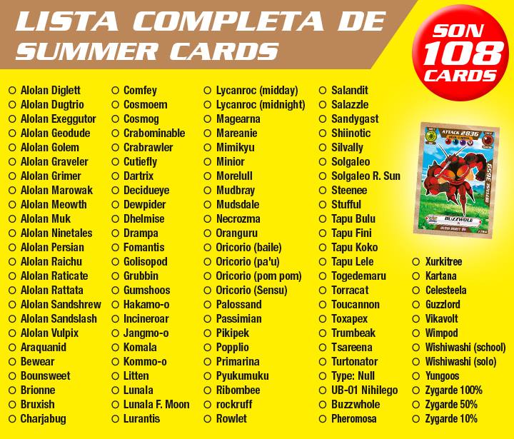 Peruvian Pokemon -- Collecting 3 Reyes Cards and Art: Checklists