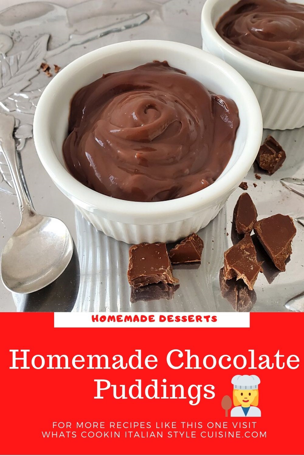 Homemade Chocolate Pudding | What's Cookin' Italian Style Cuisine
