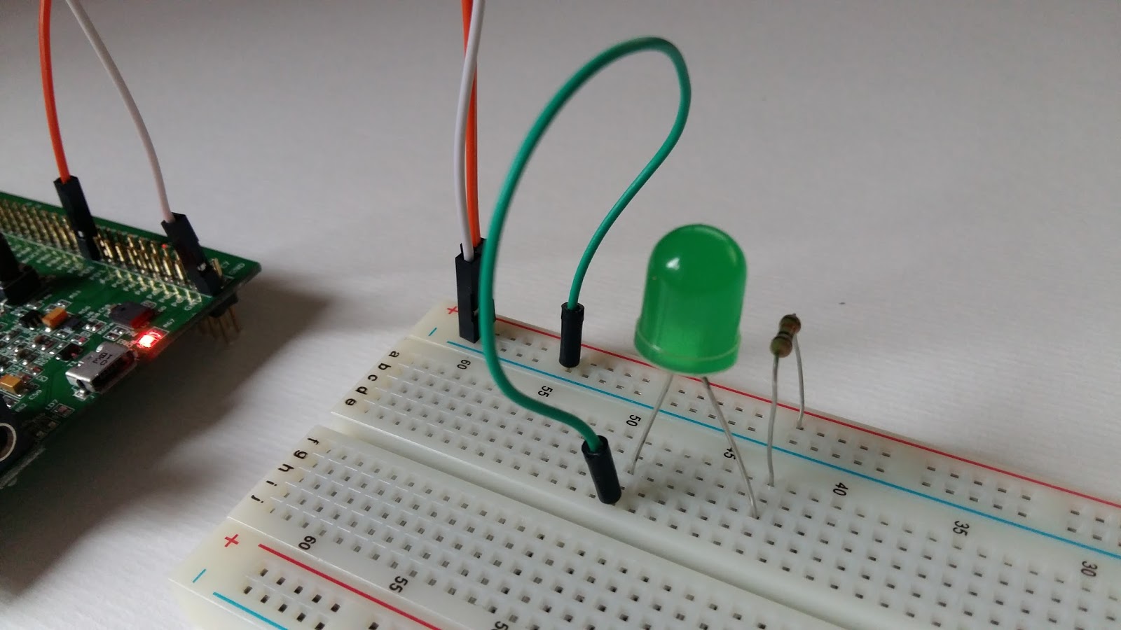 My Tech World Controlling The External Led With The Stm32f4 Discovery Board