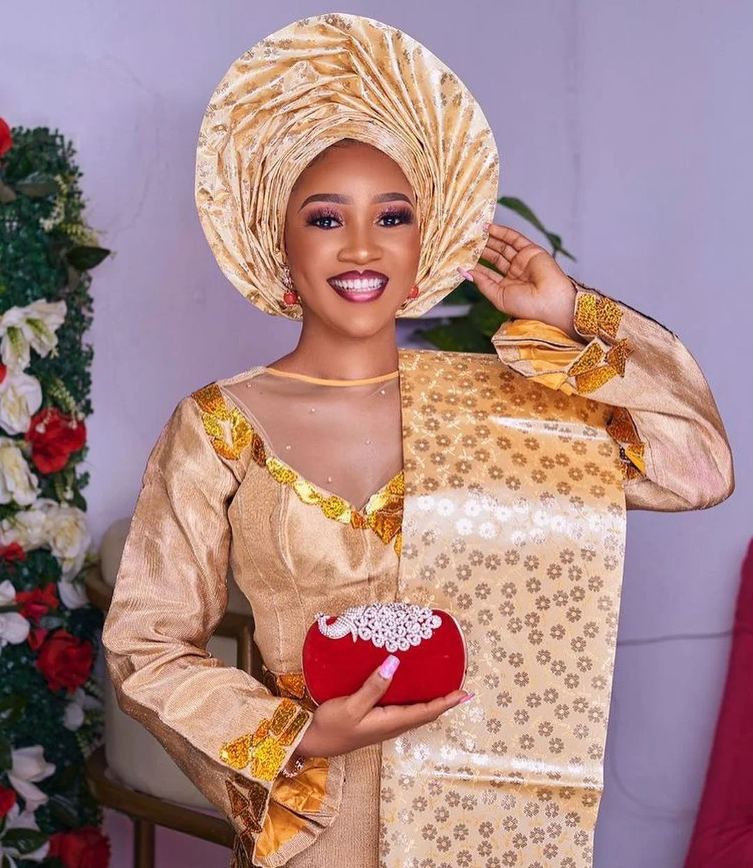 50 gele and makeup styles for a 2021 Nigerian bride. | Melody Jacob