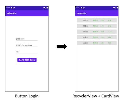 Kotlin RecyclerView + CardView use viewBinding #android studio #toturial