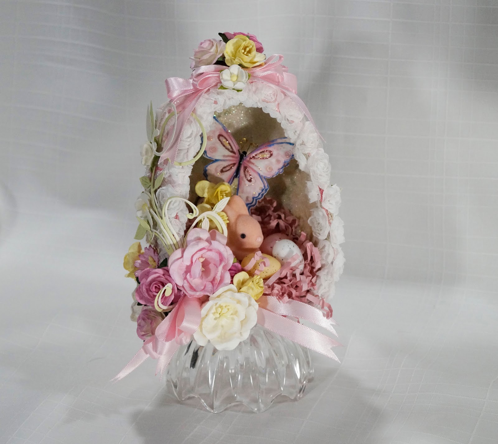 Terry's Scrapbooks: Decorated Easter diorama fairy eggs and Tutorial