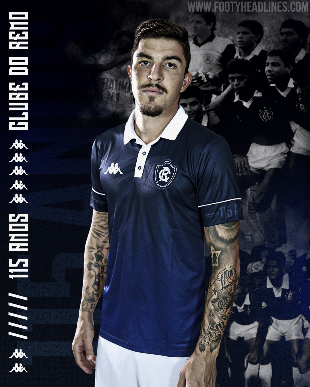 Clube do Remo 20-21 115 Years Anniversary Kit Released - Footy Headlines