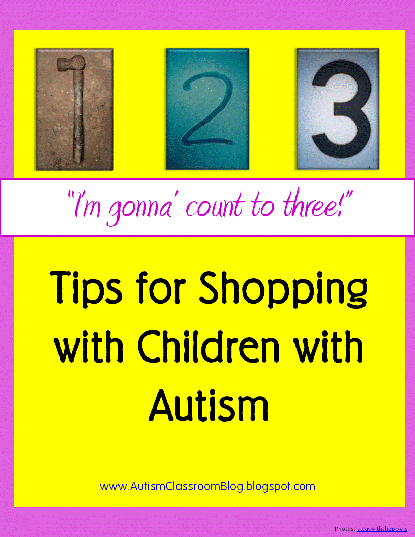 Autism Classroom: Shopping with Your Child with Autism