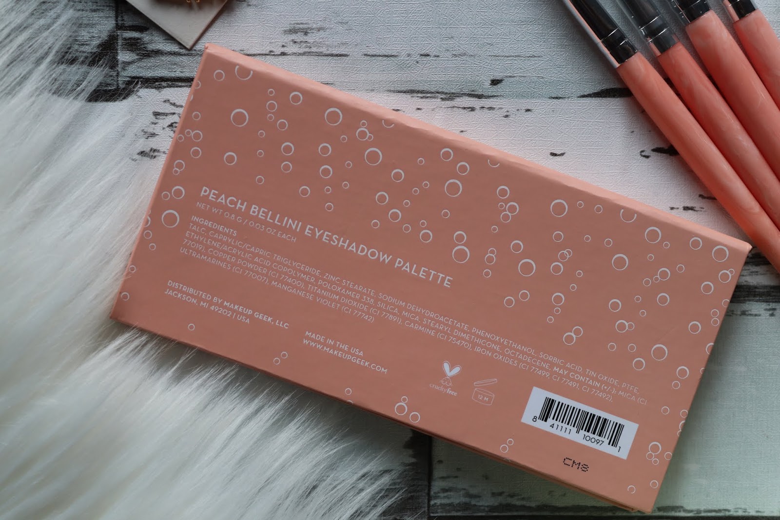 Peach Bellini palette review | Makeup Geek Cosmetics - Beauty With En