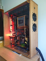 kingpeterking: PC Build in Oak Case