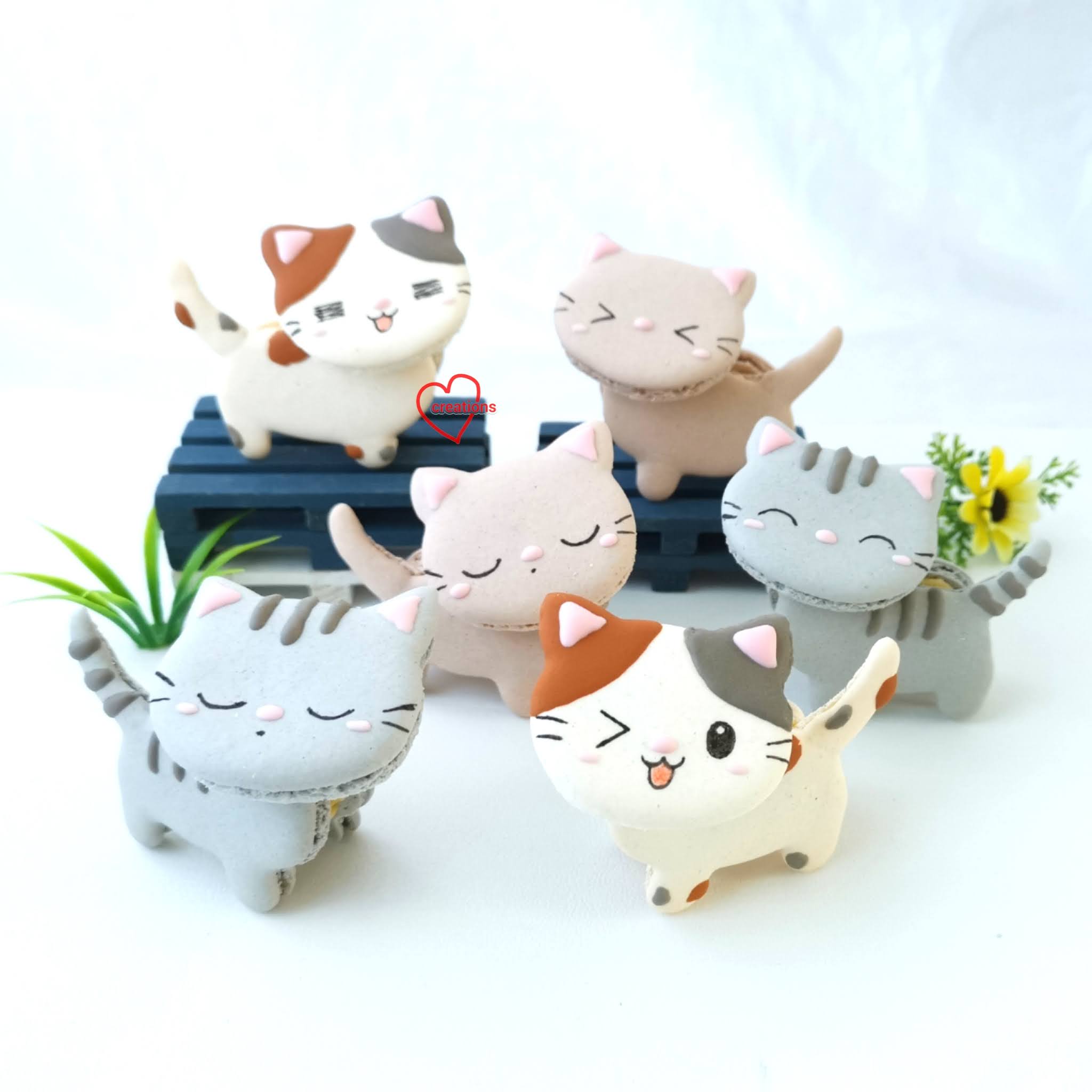 Loving Creations for You: Mango Passionfruit 3D Cat Macaron Class