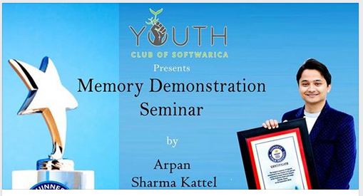 Arpan Sharma Kattel's Memory Power Demonstration at Durgapur ~ Viral Video 8