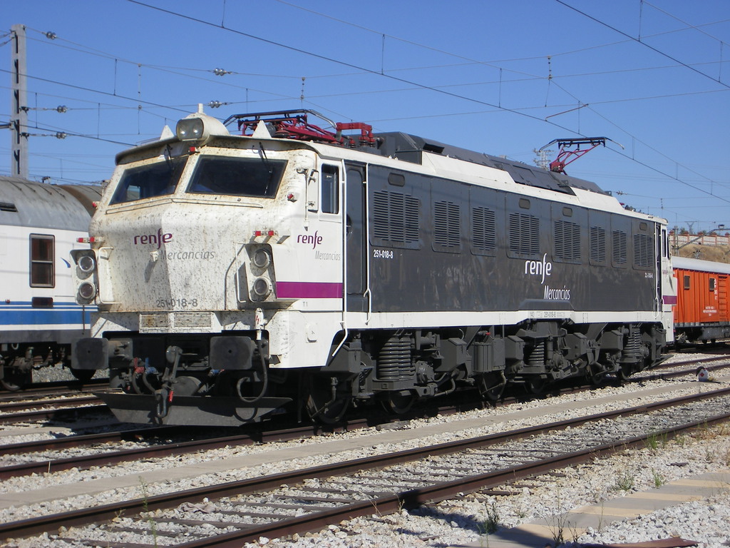 Rails sense fronteres: Locomotora elèctrica sèrie 251 de Renfe.