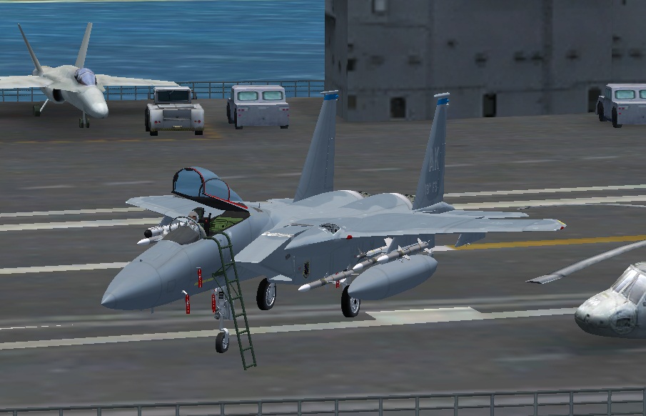 fs-telechargement: FSX Military F-15 Eagle