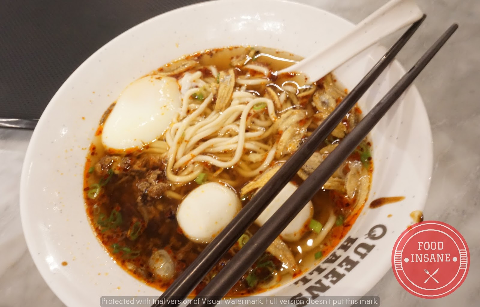FOOD INSANE: Uncle Kin Chilli Pan Mee @ Queensbay Mall & Gurney Paragon ...