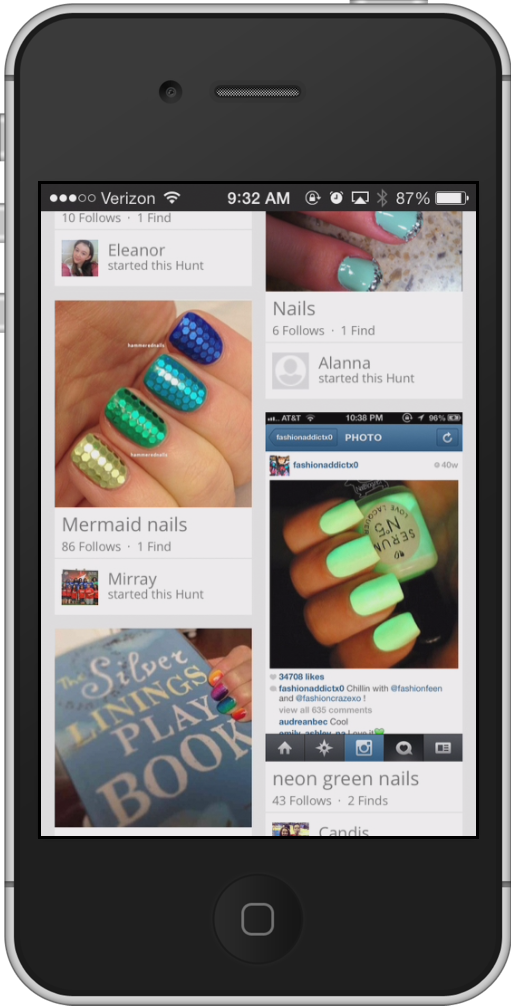 New iPhone App - The Hunt - Nailed It | The Nail Art Blog