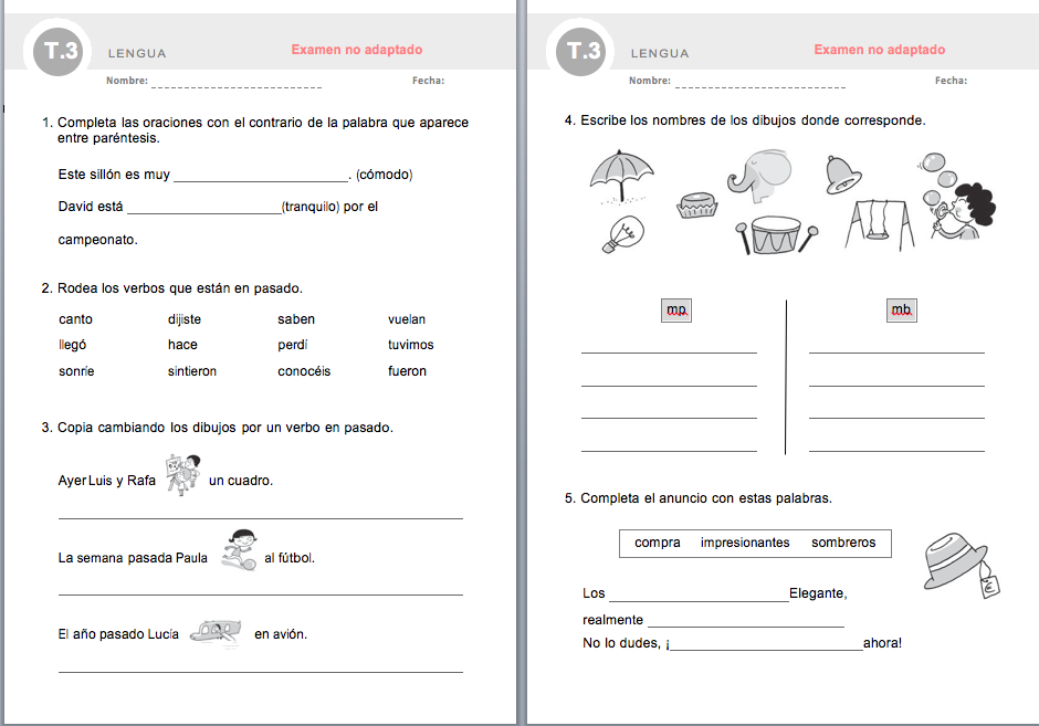 Orientación y TDAH: Exámen adaptado para TDAH
