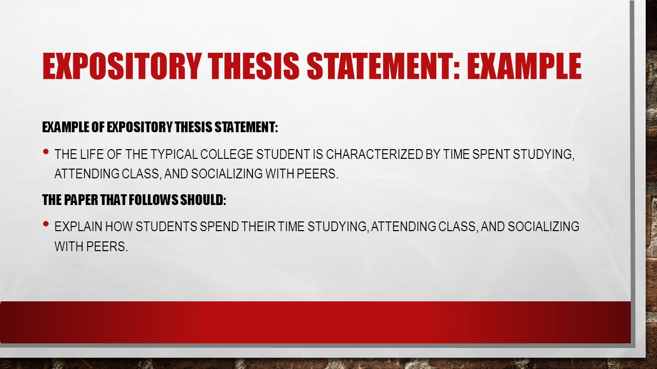 Thesis Statement Examples Expository Essay - Birthday Letter