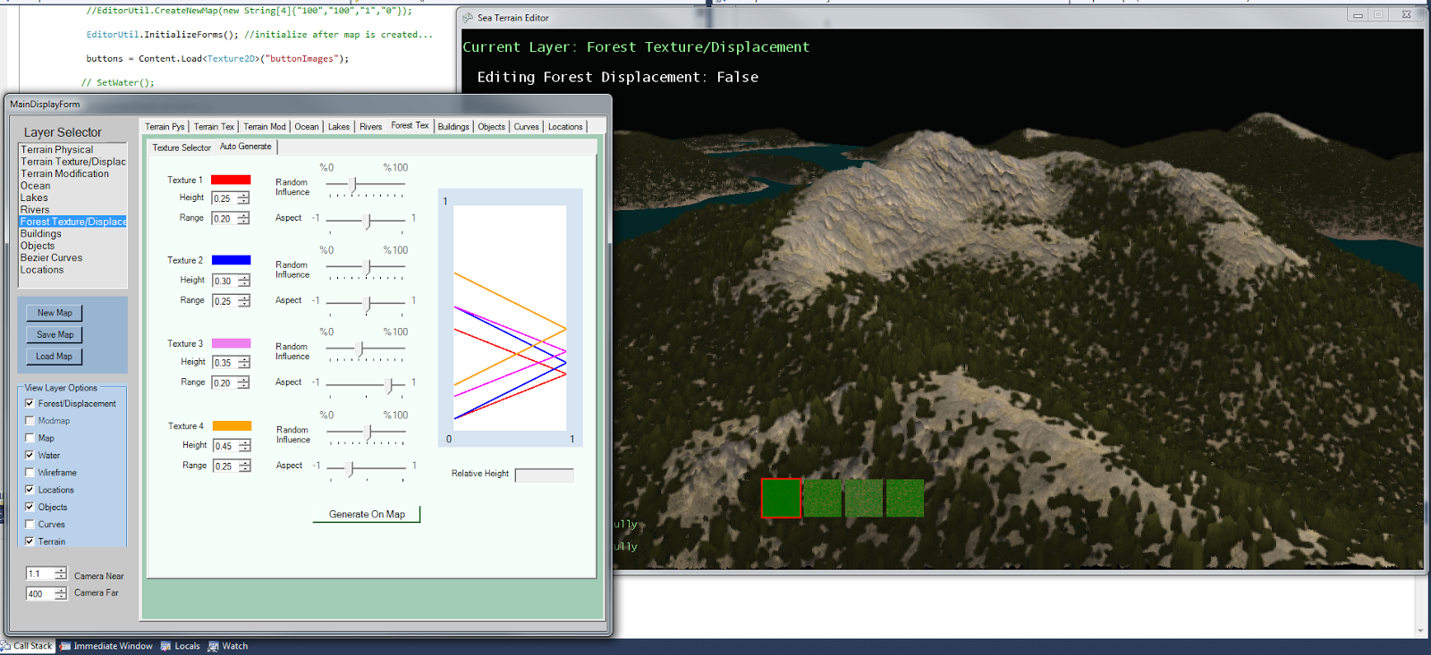 Forest Rendering Project: Advanced Forest Generation with Map Editor