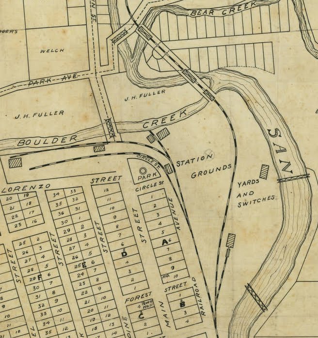 Santa Cruz Trains: Railroads of the Monterey Bay: Stations: Boulder Creek