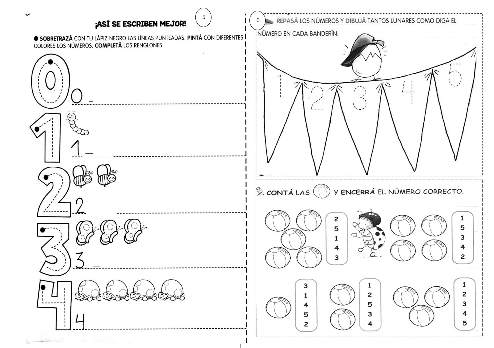Actividades 1º grado