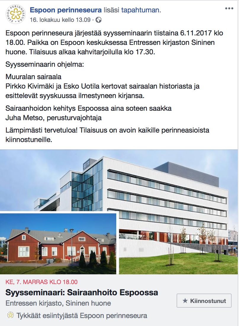 HELLSTRÖM: Pedagogiikkaa ja koulupolitiikkaa: Tervetuloa syysseminaariin!