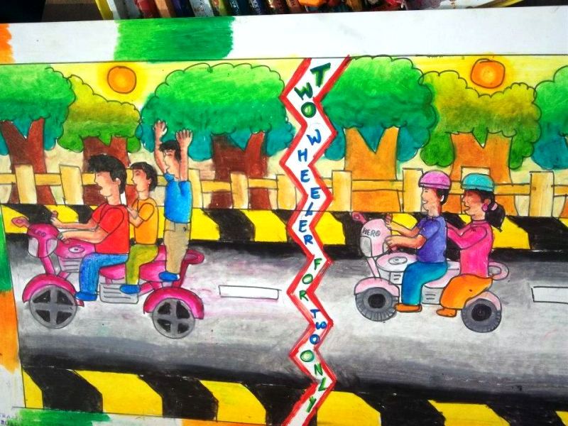 Road safety Club - K.H.M.S. 2011: PAINTING COMPETITION AT APARAGTI ...