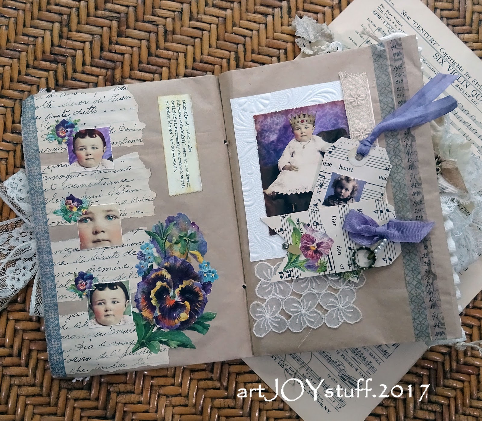 ArtJoyStuff: My Very First Paper Bag Journal