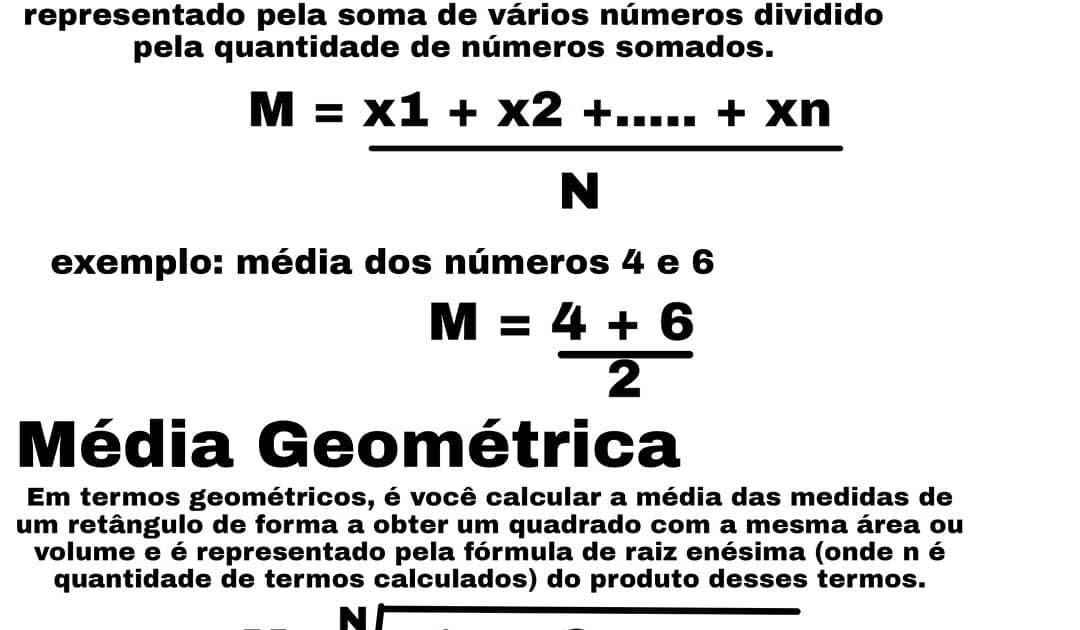 Medias matemáticas