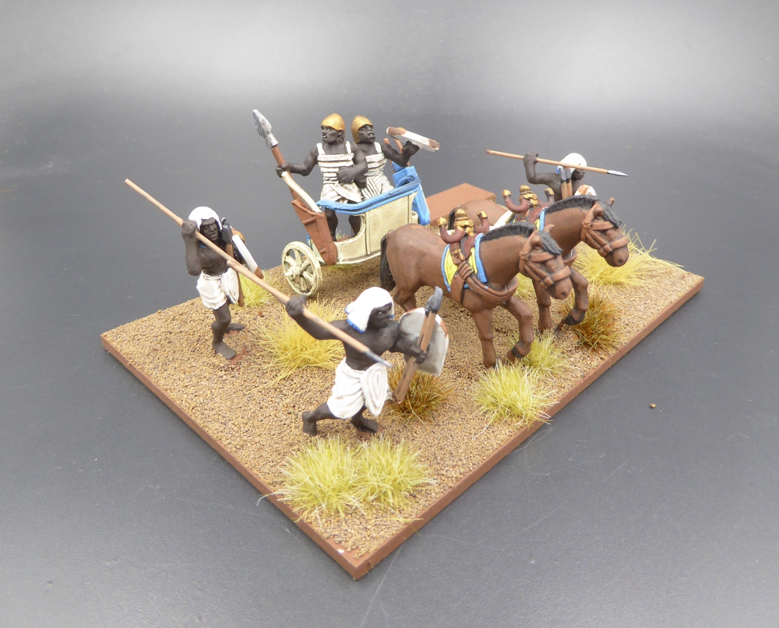 Palouse Wargaming Journal: Kushite Egyptian Chariot and Crew