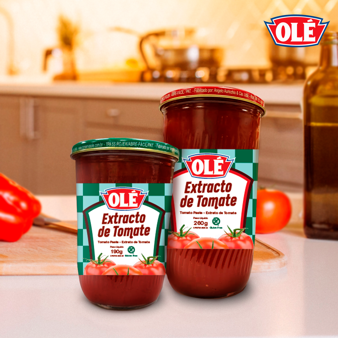 Olé presentó extracto de tomate en envase de vidrio - Dalier News