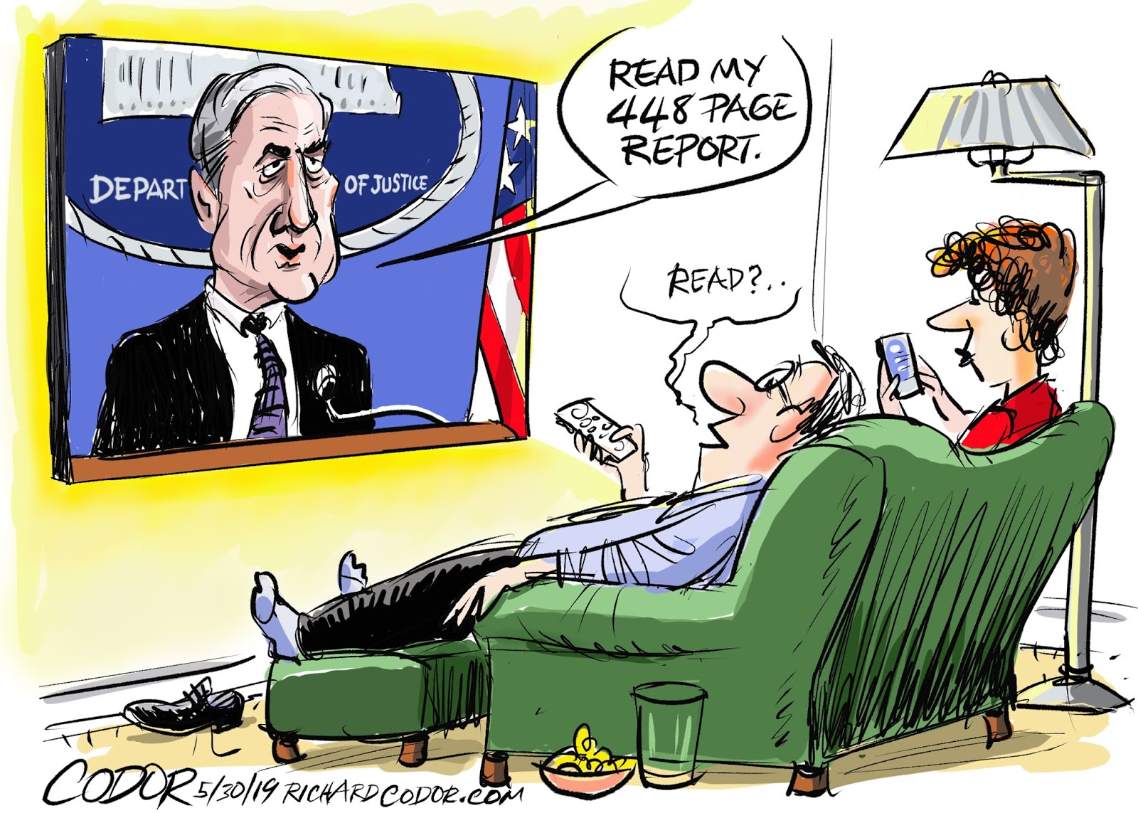 KIKO'S HOUSE: Richard Codor's Cartoon du Jour