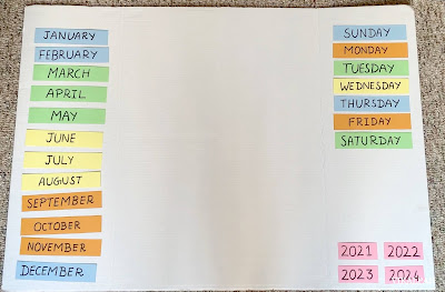 Vikalpah: DIY kids calendar- How to make Preschool calendar at home