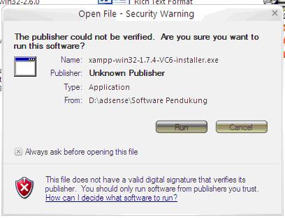 Education and Learning: CARA INSTALL XAMPP(UNTUK MENJALANKAN PHP/HTML ...