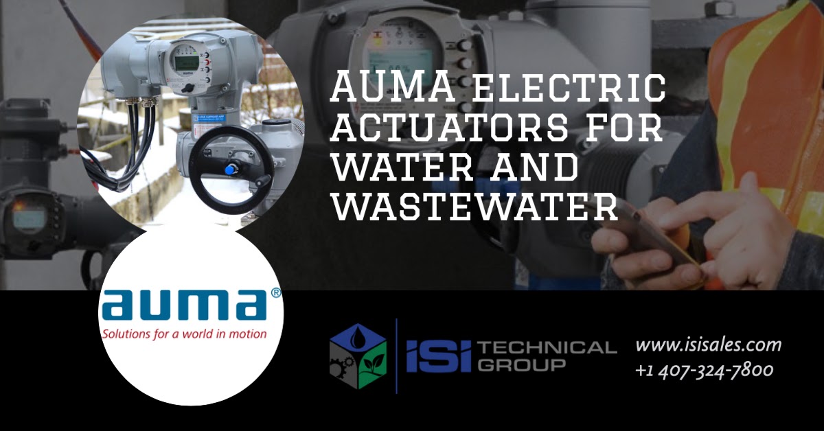 Electric Actuators for the Water and Wastewater Industry | Process ...