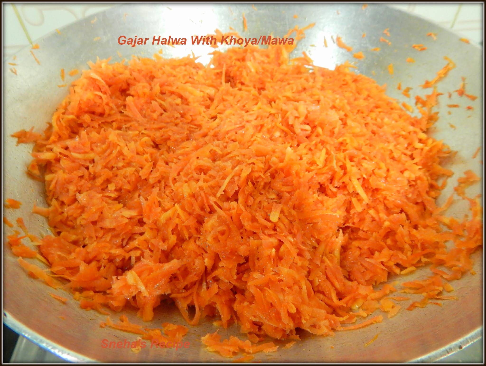 Gajar Halwa With Khoya
