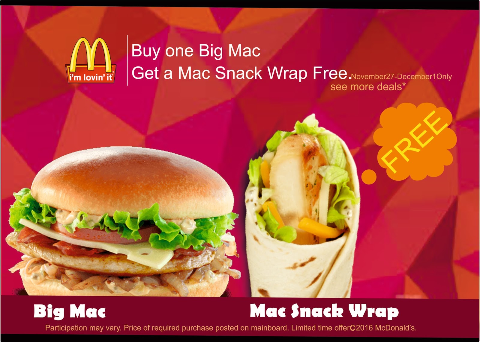Graphic design: Fast food ad