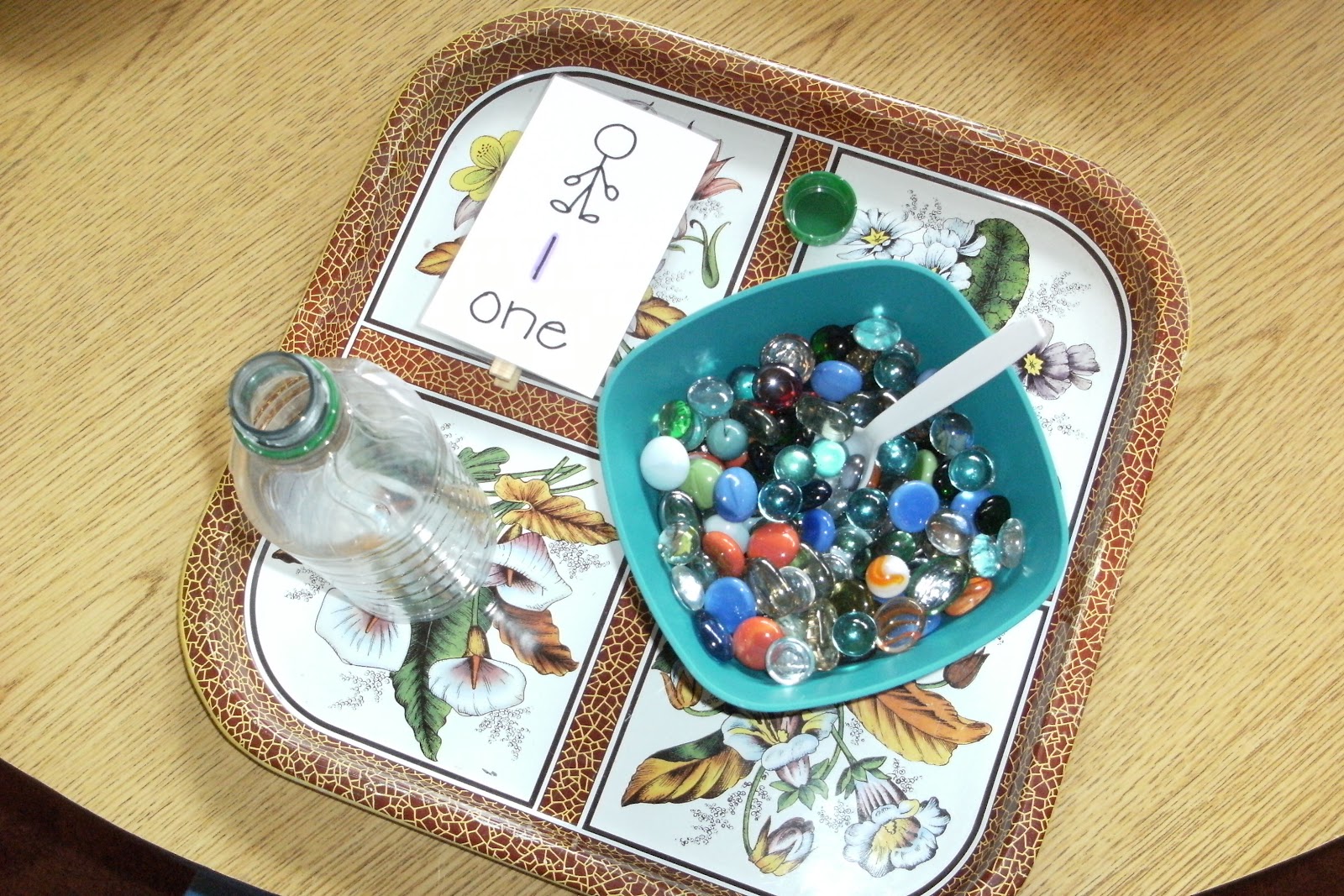 Ms. Sara's Preschool Blog: Spooning Marbles
