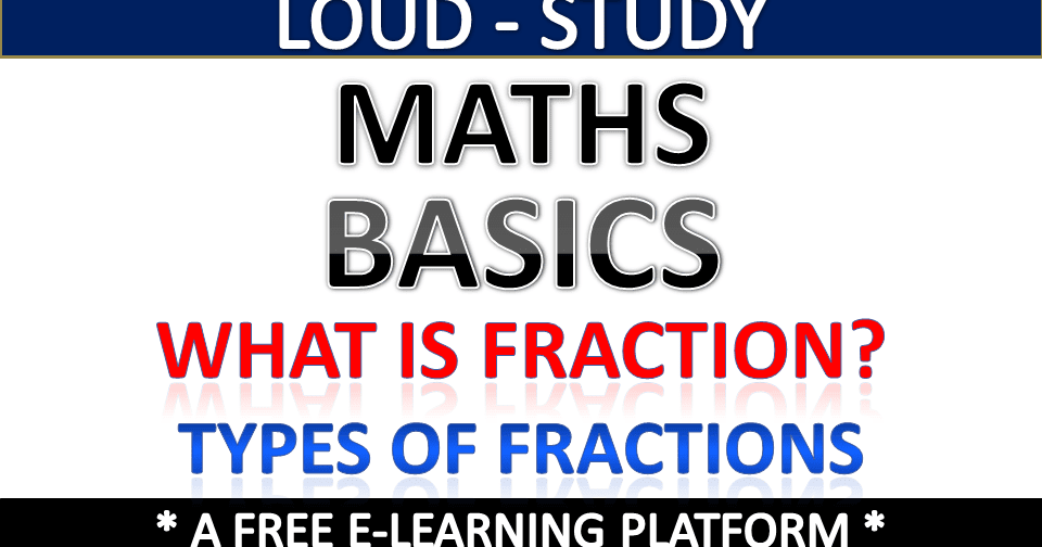 What is Fraction in Mathematics? - Definition and Types