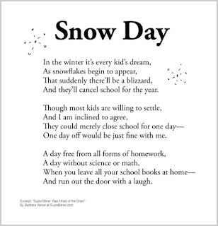 Looking at Literature -- English II IS 2015-2016: Snow Day Poems