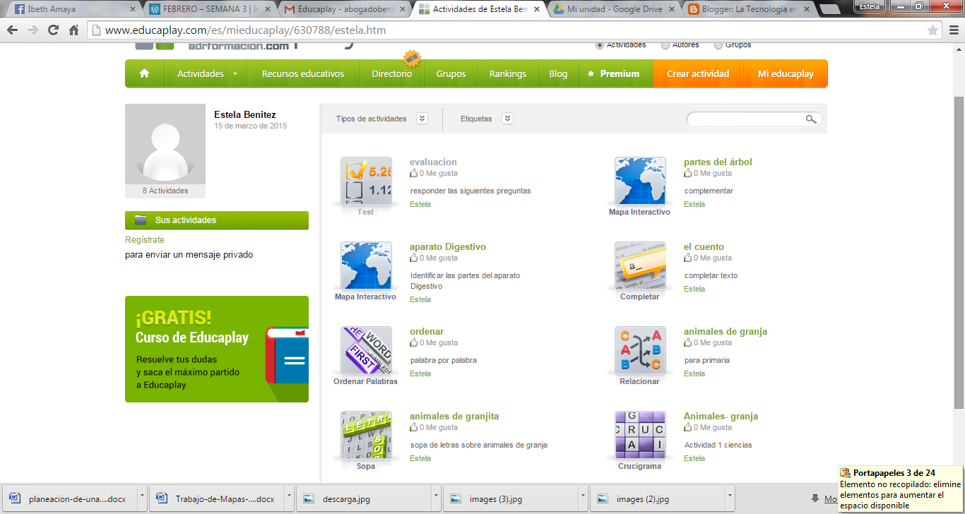 Actividades de Educaplay ~ La Tecnología en la Educación.