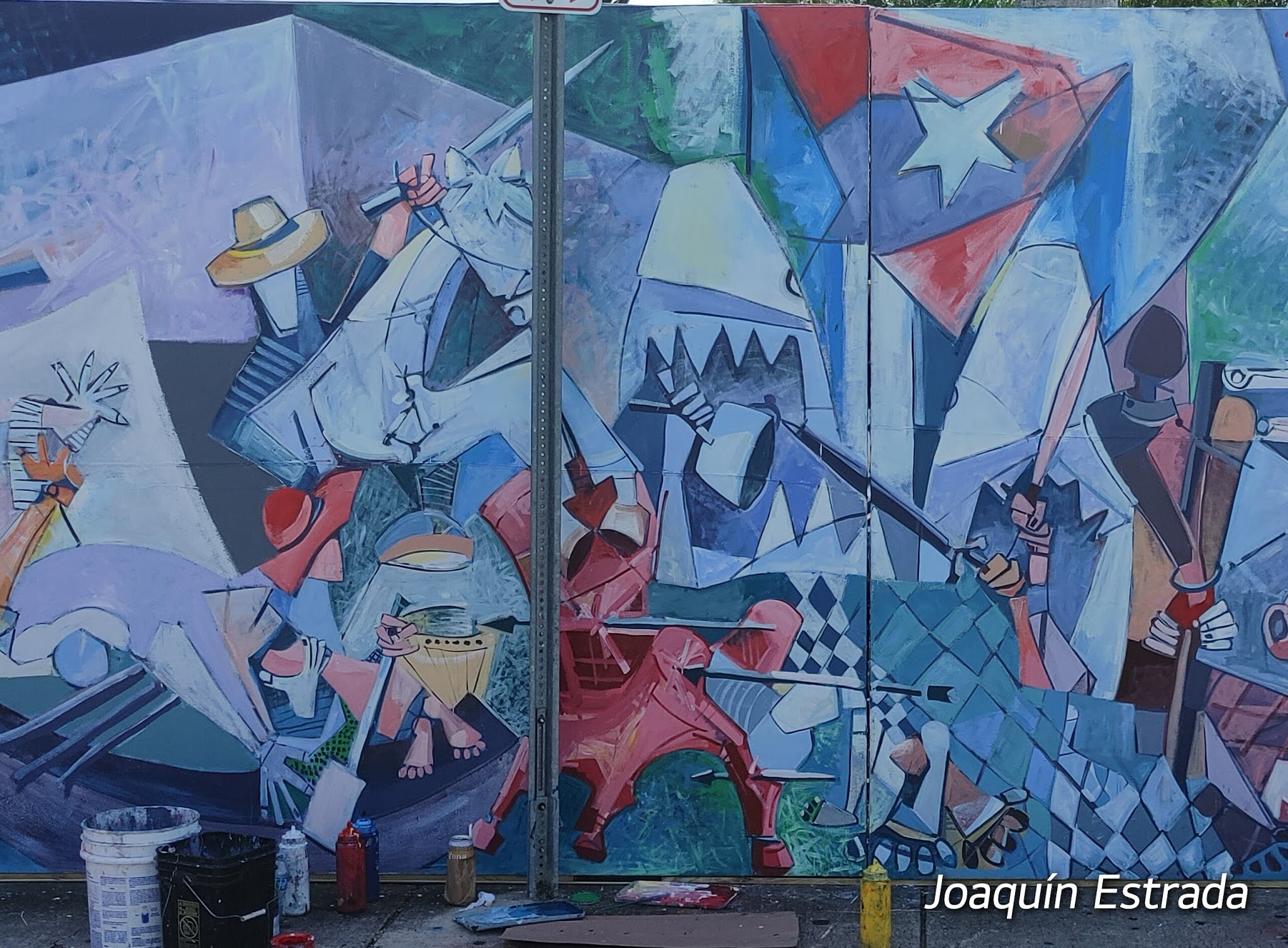 Gaspar, El Lugareño: Roberto Márquez, artista mexicano, está realizando ...