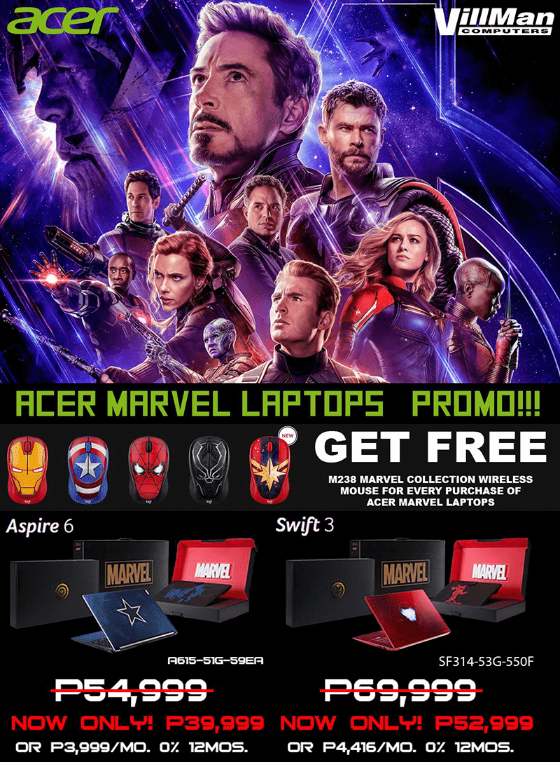 Acer Marvel laptops gets a price cut, now starts at PHP 39,999