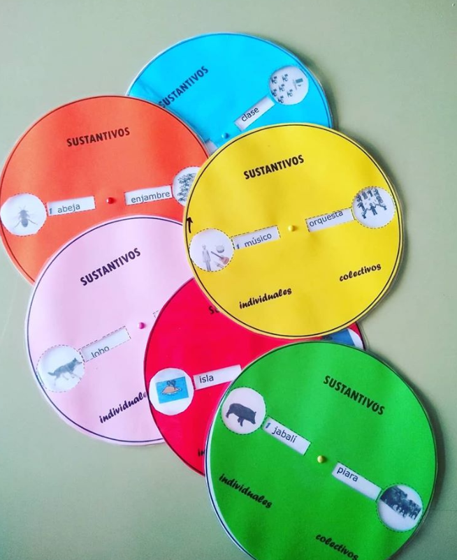 Siembra Estrellas: RULETA DE SUSTANTIVOS COLETIVOS E INDIVIDUALES