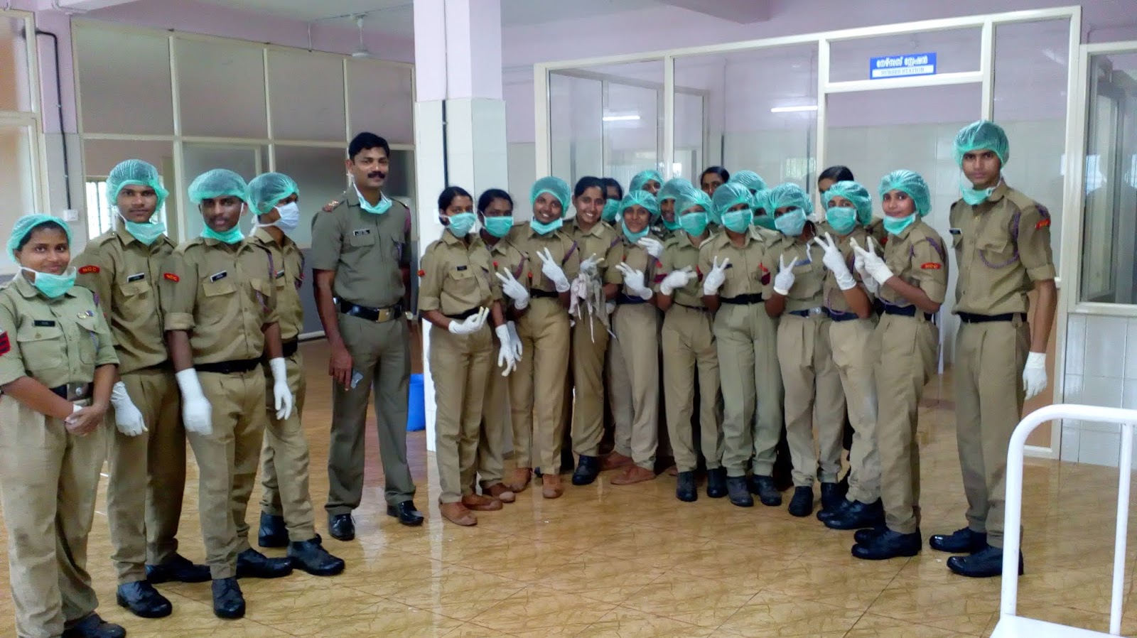 National Cadet Corps : EXTENSION ACTIVITY- CLEANING @Dist. Hospital ...