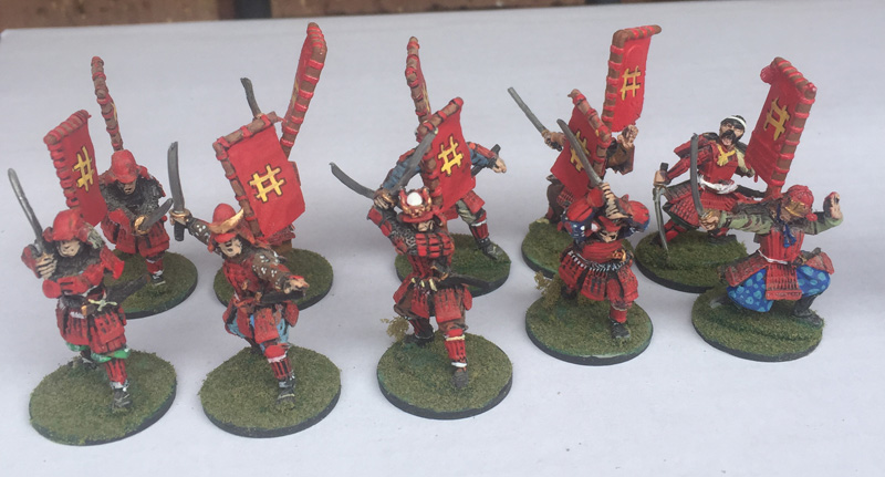 Virtualscratchbuilder's Workbench: 1st Samurai faction Red Devils SOLD