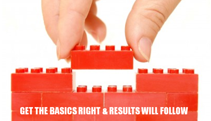 Get the basics right and results will follow..