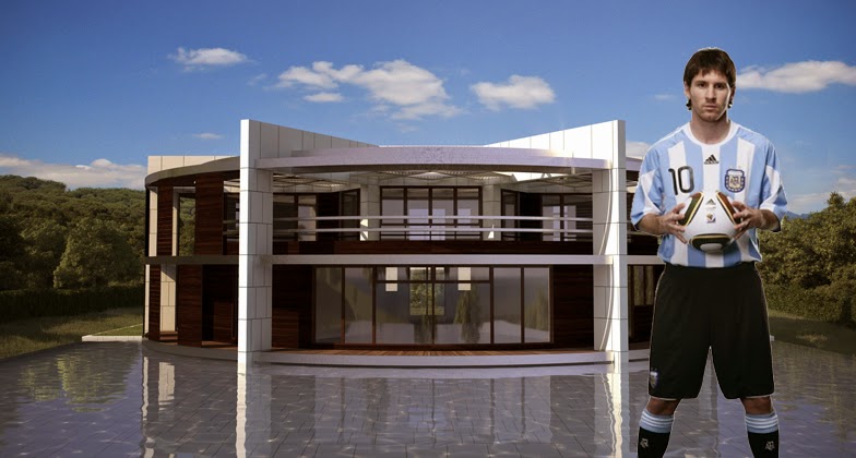 conception de la maison de Lionel Messi - مجلتك المعمارية
