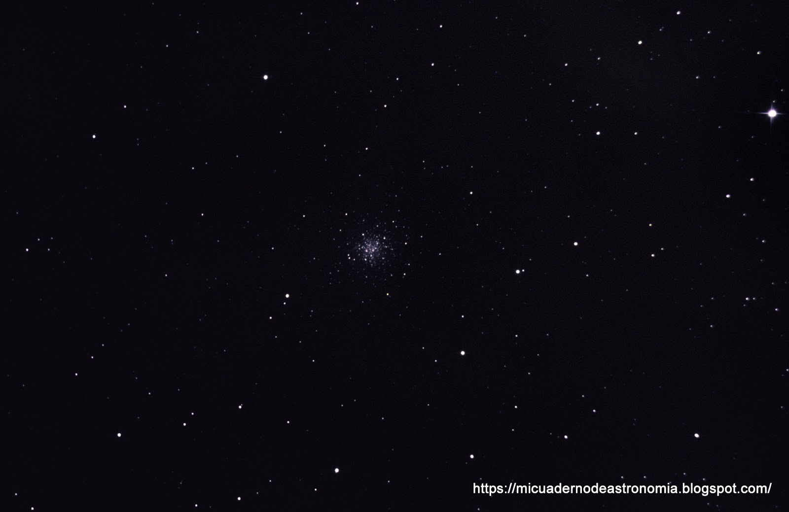 Mi cuaderno de Astronomia : Messier 68 - Cumulo Globular