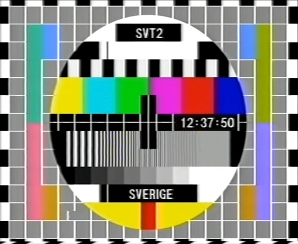 Nostalgorama: Testbilder i Sveriges Television då och sen